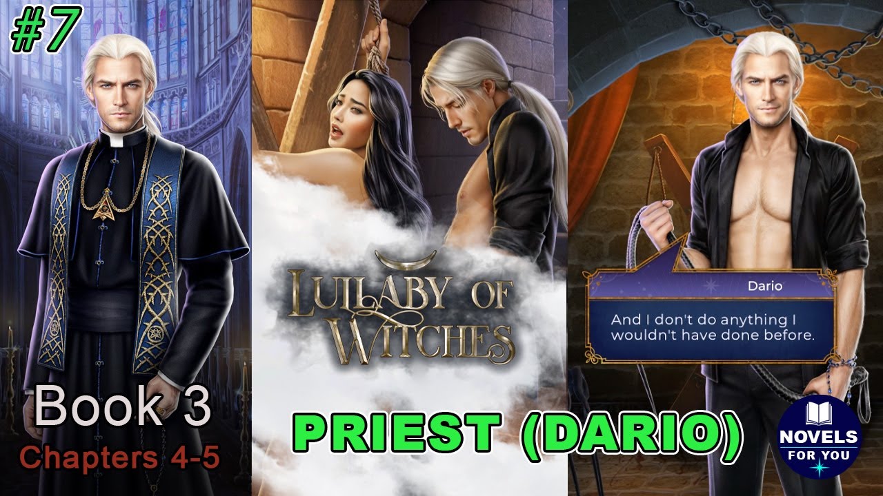 🌟PRIEST (Dario) route #7 💎 LULLABY OF WITCHES - Book 3 Chapters 4-5 / League Of Dreamers - YouTube