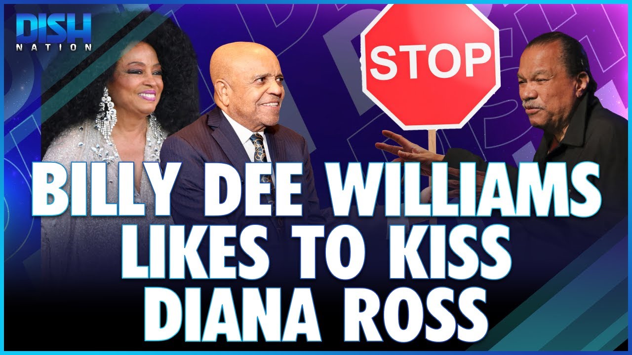 Billy Dee Williams Likes To Kiss Diana Ross - YouTube