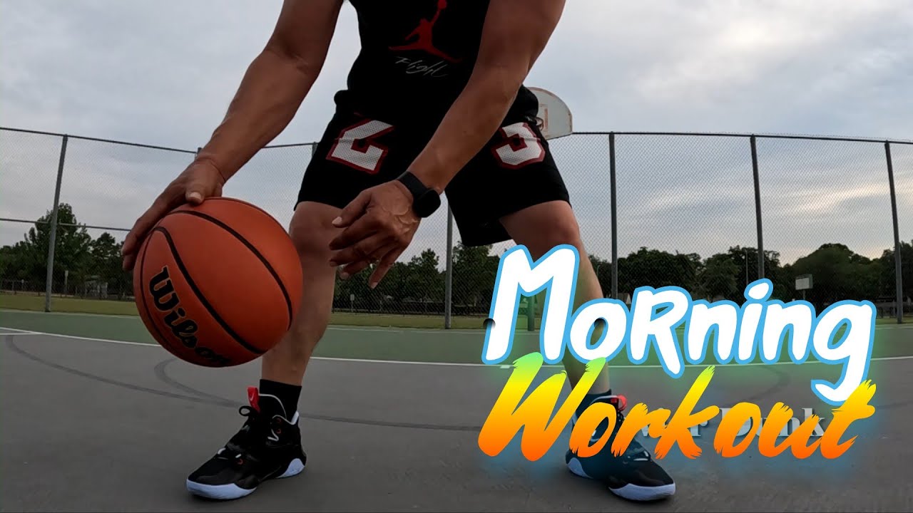 🏀 Morning Basketball Workout | Mid-range, Free Throws, 3-Pointers ...
