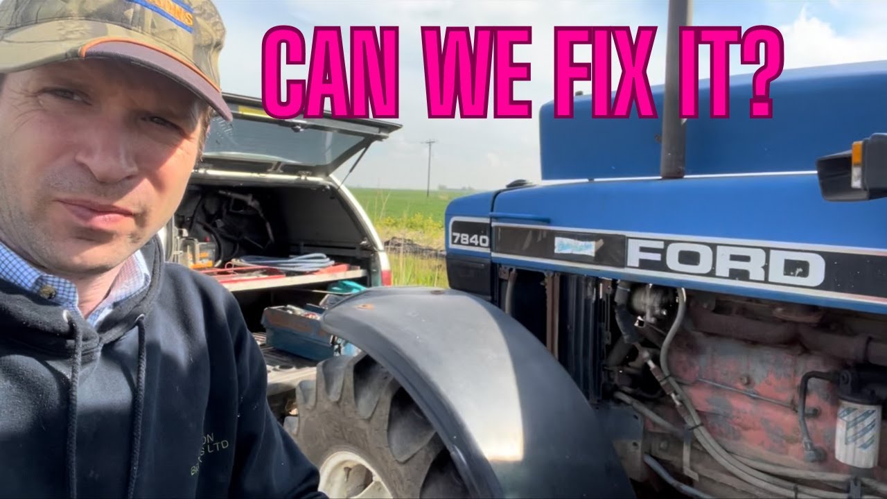 The FORD tractor has stopped working - Can we fix it? | farming |fixing ...