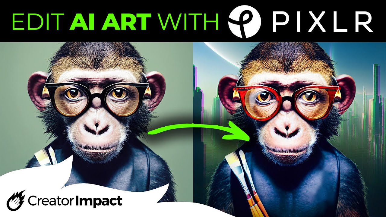 PIXLR - make basic edits to AI ART (inc, Stable Diffusion, Midjourney ...