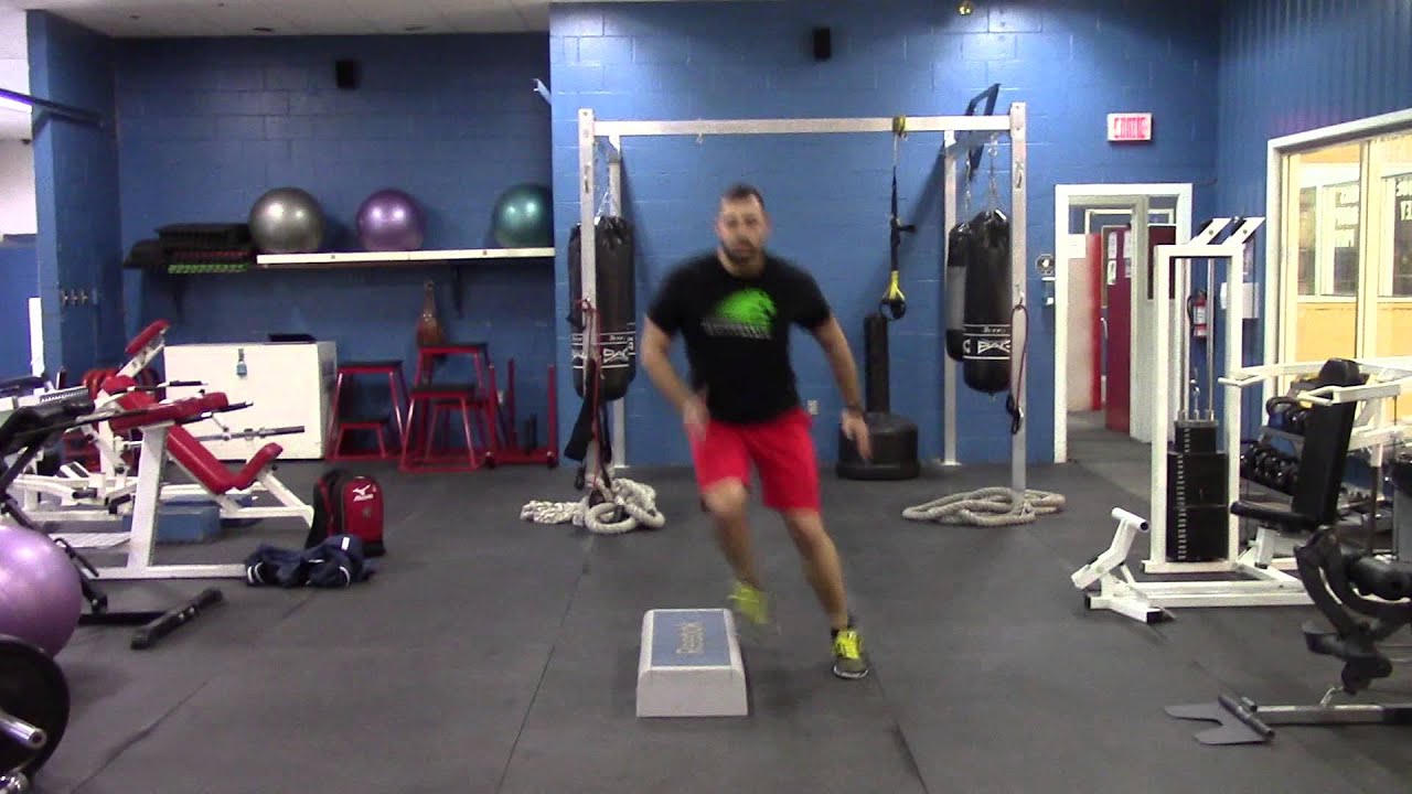 Step up exercise 6 - YouTube