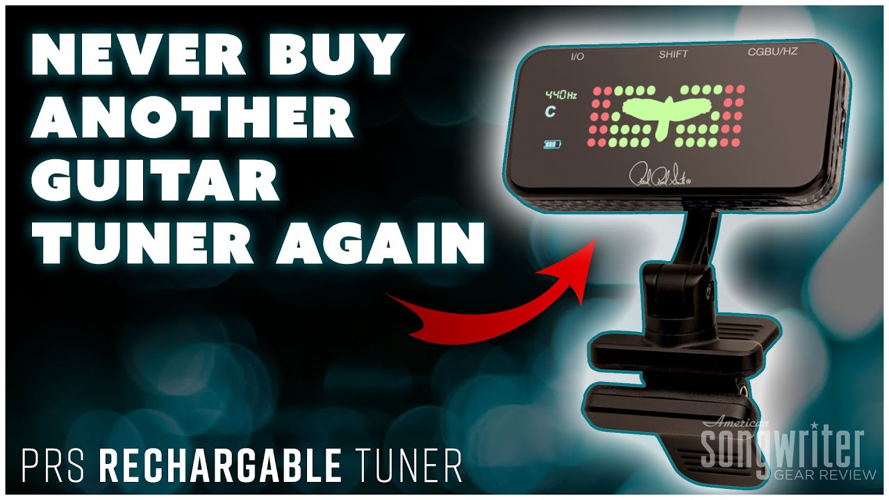 The Best RECHARGABLE Guitar Tuner | AS Gear Reviews - YouTube