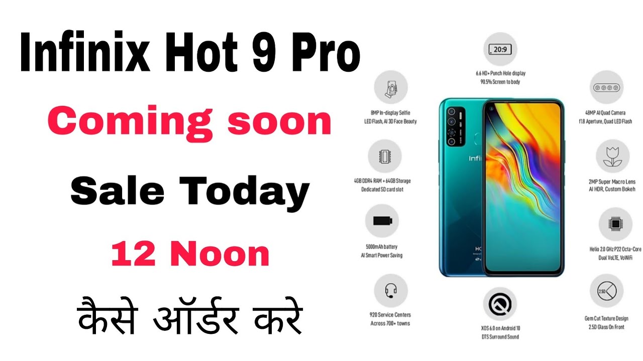 How to order in infinix hot 9 pro | Infinix hot 9 pro today sale ...