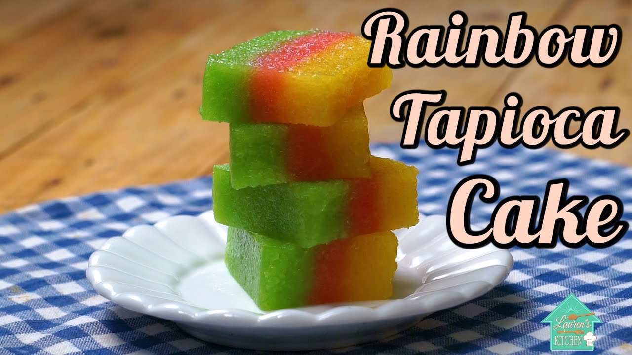 How to make Rainbow Tapioca Cake ！ - YouTube