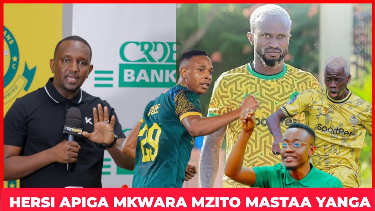 🔴#live HERSI AWAPIGA MKWARA MZITO MASTAA YANGA/AZIZ KI PACCOME WAWEKWA ...
