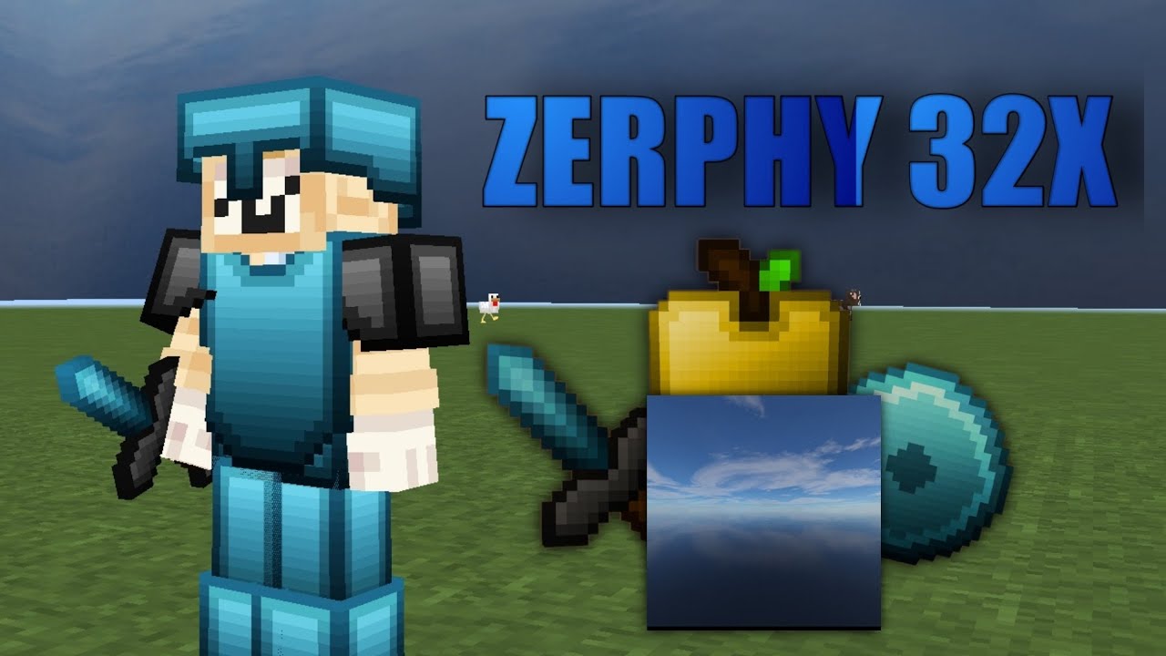 (ZERPHY 32X) clean texture pack for mcpe..... - YouTube