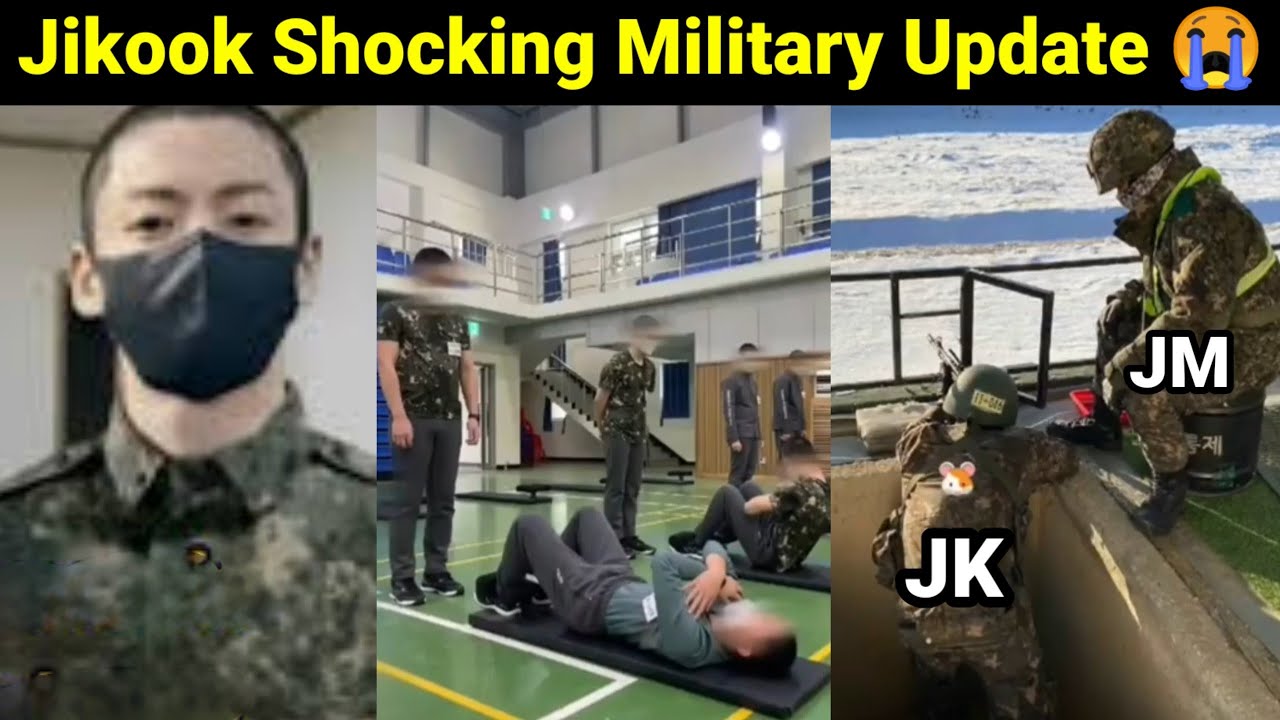 Jikook Shocking Military Update 😭 | Jikook Condition In Military 😱 ...