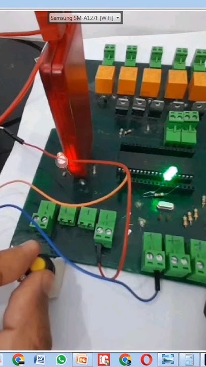 LED brightness control using potentiometer with PIC16F877A microcontroller. #electronics #iot ...