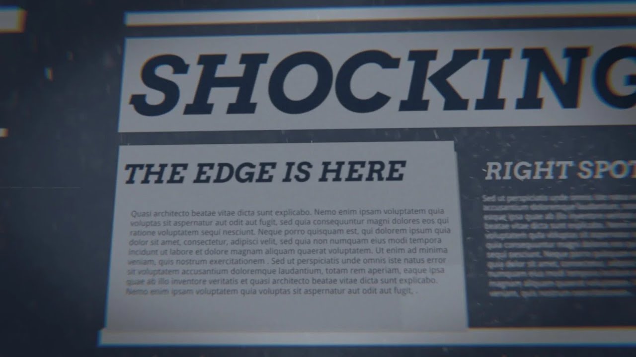 Headline Herald Dramatic Intro with Epic Music & Custom Images - YouTube