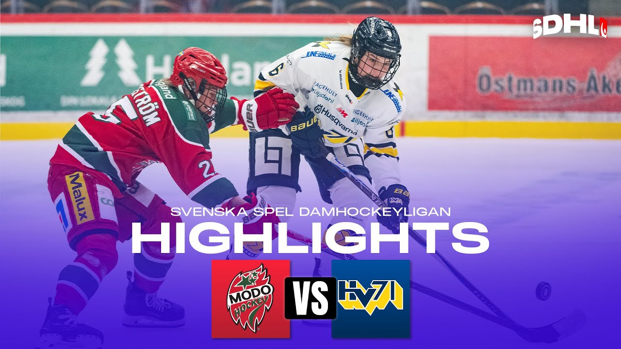 Highlights: MoDo Hockey - HV71 | SDHL | Hägglunds Arena | 2025-10-05 ...