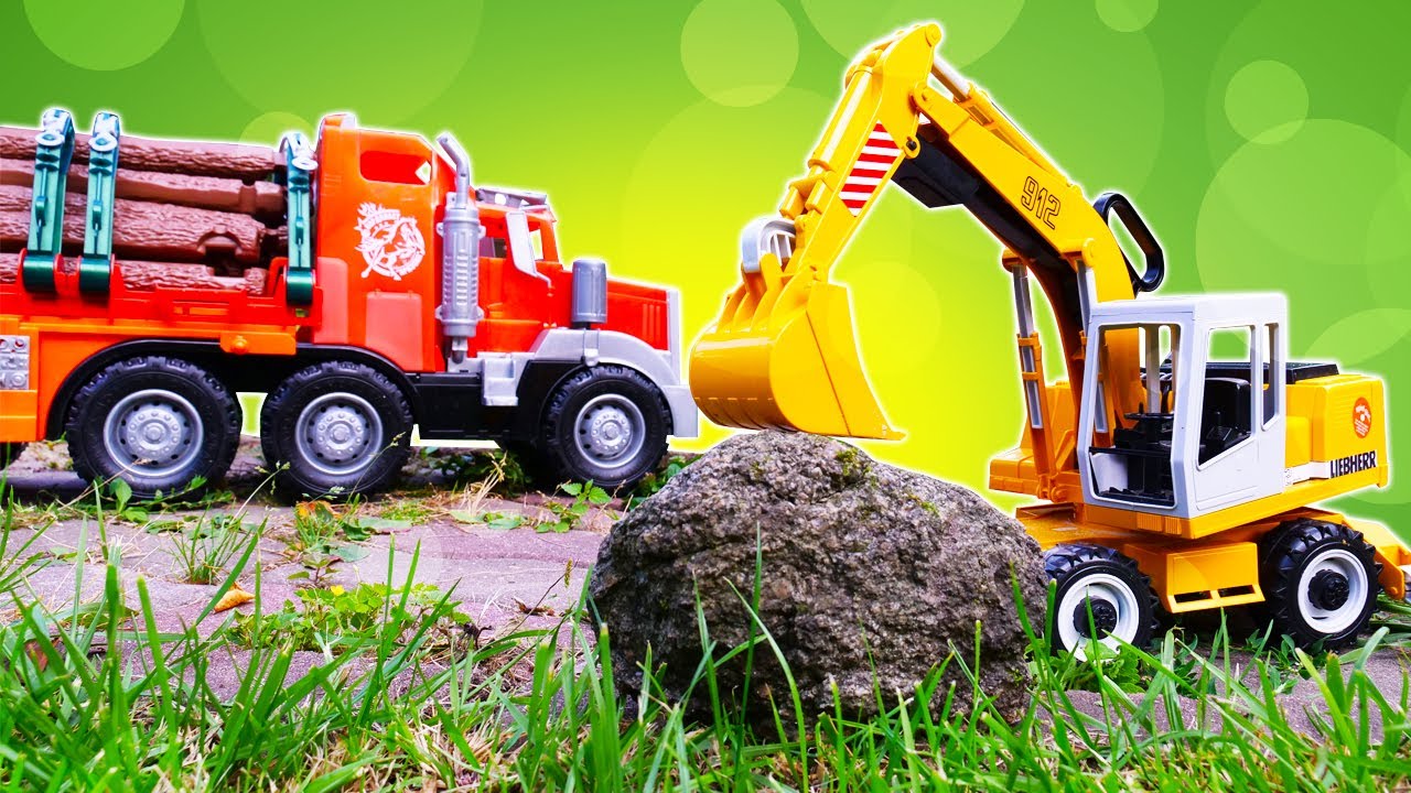 Toy trucks for children & Kids' trucks videos - Power wheels & Bruder ...