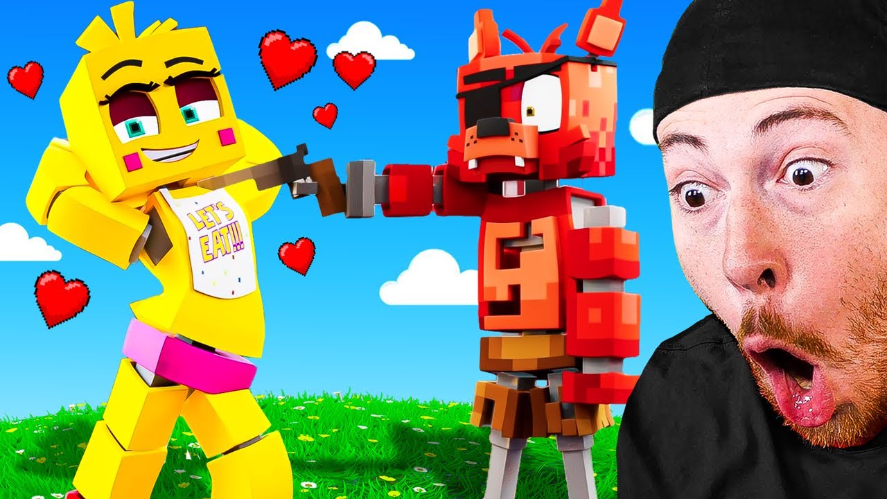 TOY CHICA FALLS in LOVE (Funny FNAF Animations) - YouTube