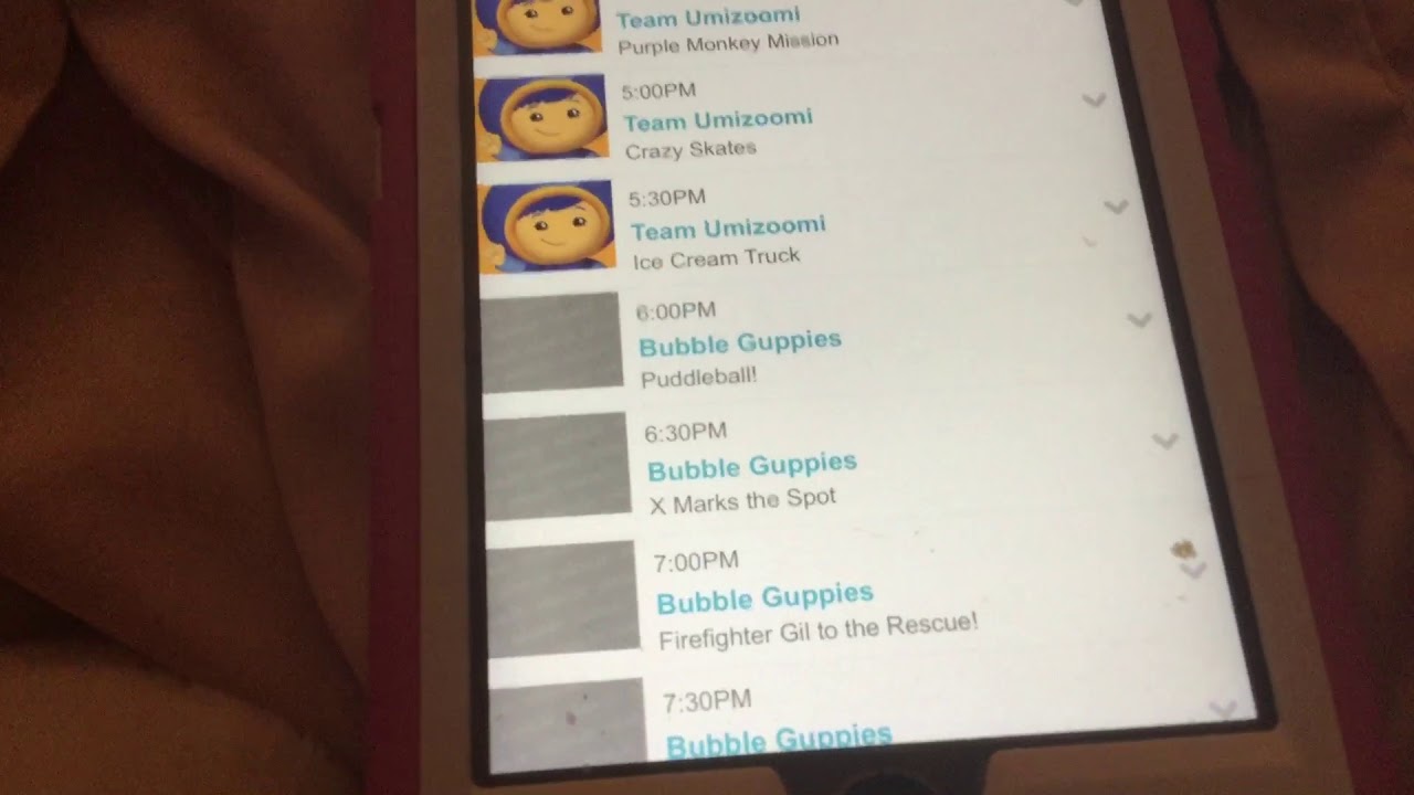 Nick Jr’s Schedule Today is An Up/Down Scale - YouTube