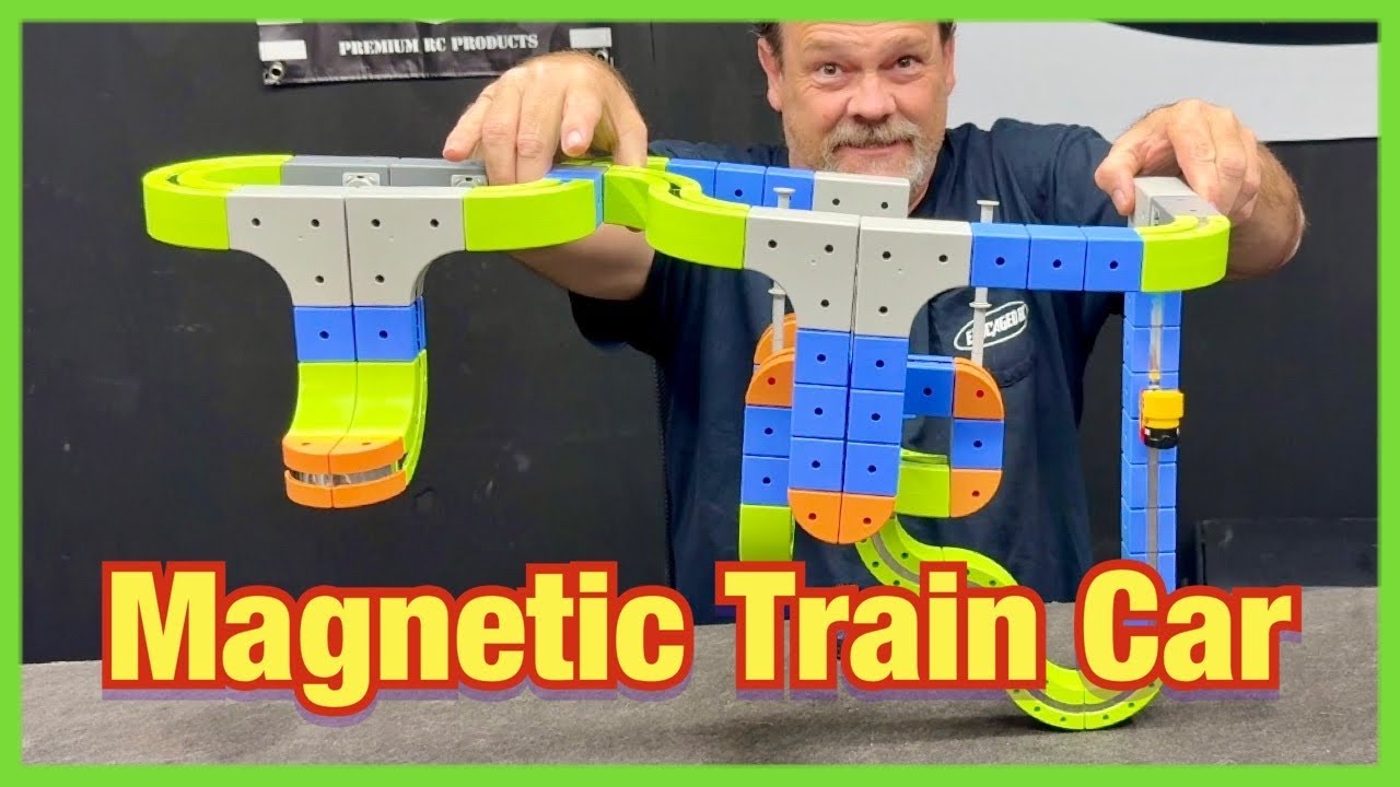 Magnetic Track Car I got off Amazon - YouTube