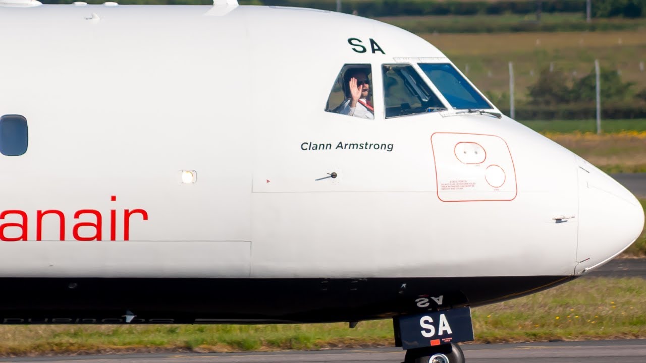 Loganair ATR42-600 to Islay | GLA Planespotting | JSM Aviation - YouTube