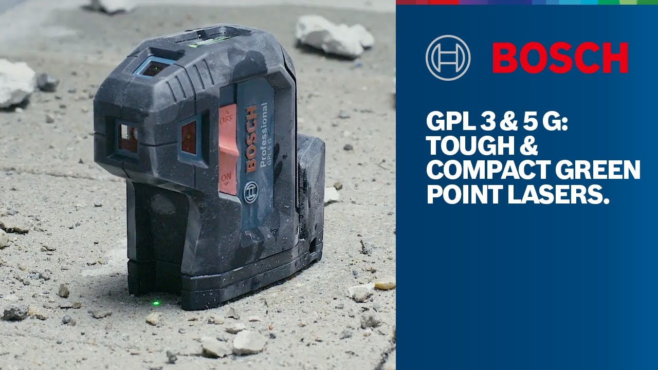 Bosch Professional GPL 3 & 5 G: The tough and compact green point ...
