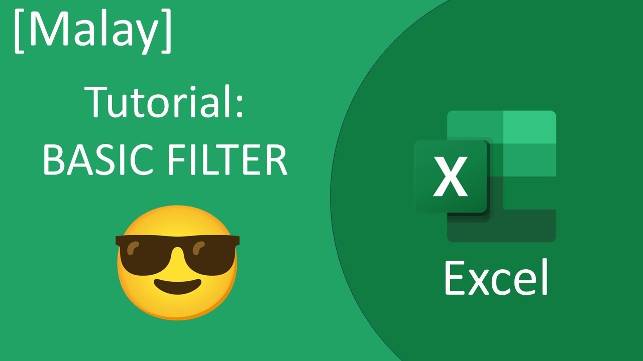 [Malay] Excel Tutorial - Basic Filter - YouTube