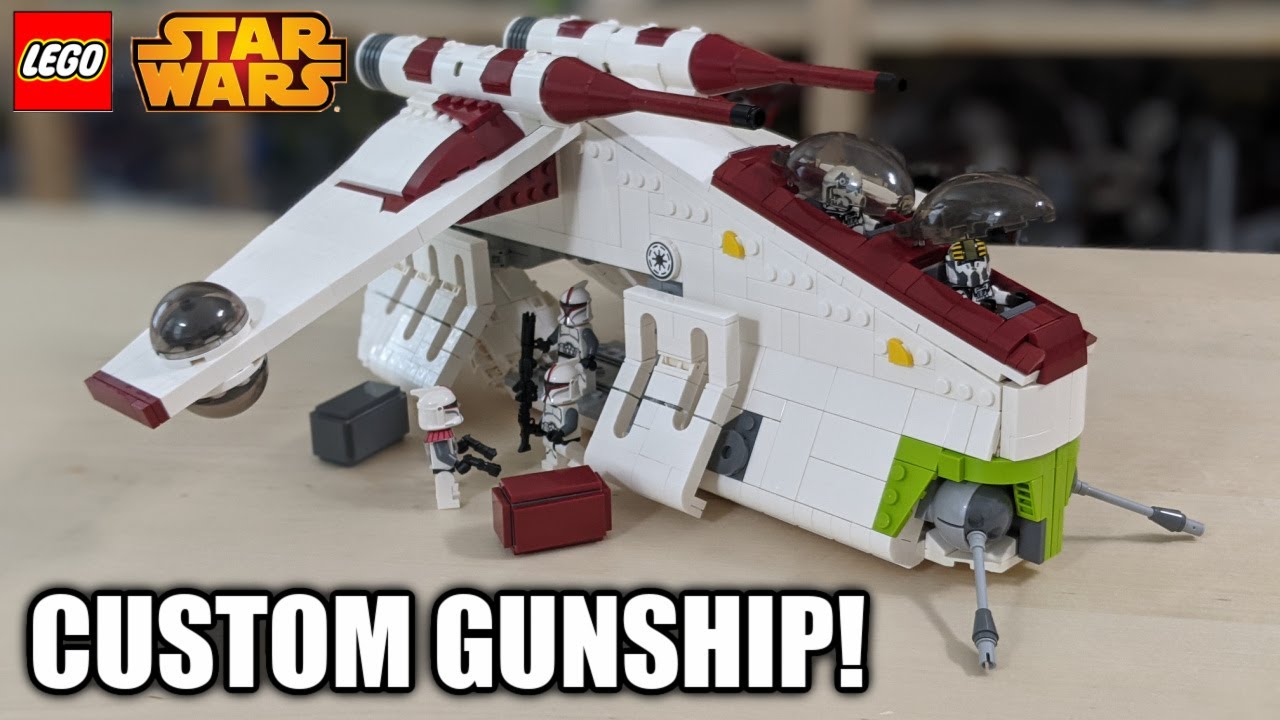 LEGO Star Wars Custom M5 Gunship Review! - YouTube