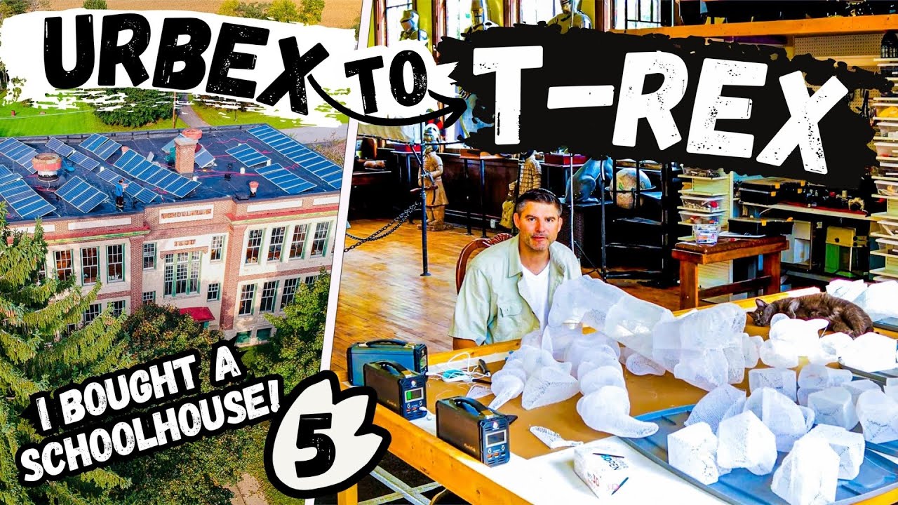 T-Rex Building Project in a Blackout: 3D Printing Adventure - YouTube