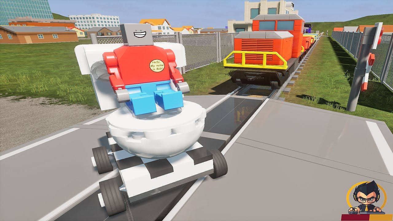 MASSIVE LEGO Train Wrecks #122 - Brick Rigs Gameplay - Lego Toy ...