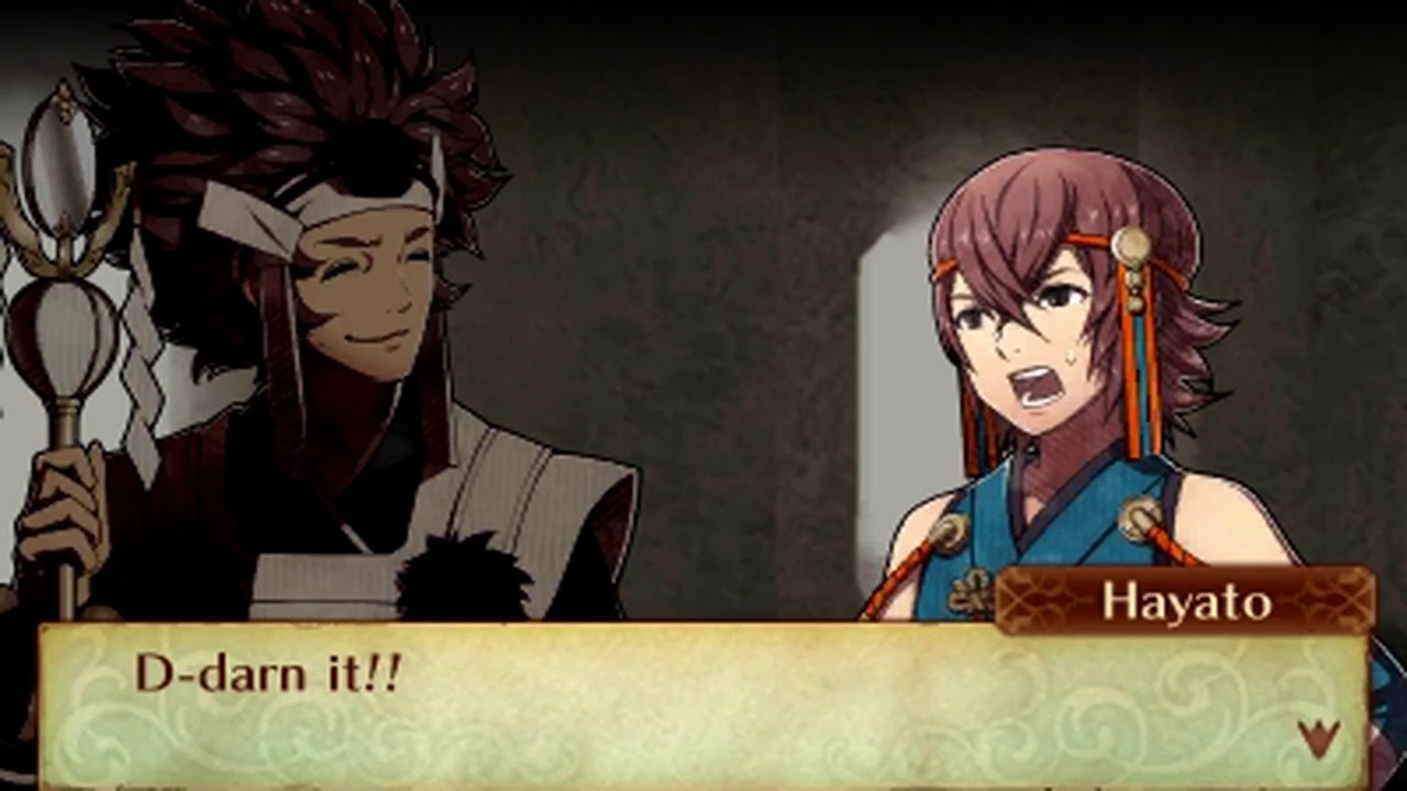Fire Emblem Fates Dubbed Support Conversations: Azama & Hayato - YouTube