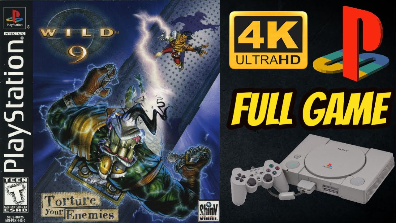 Wild 9 | PS1 | 4K60ᶠᵖˢ UHD🔴| Longplay Walkthrough Playthrough Full ...