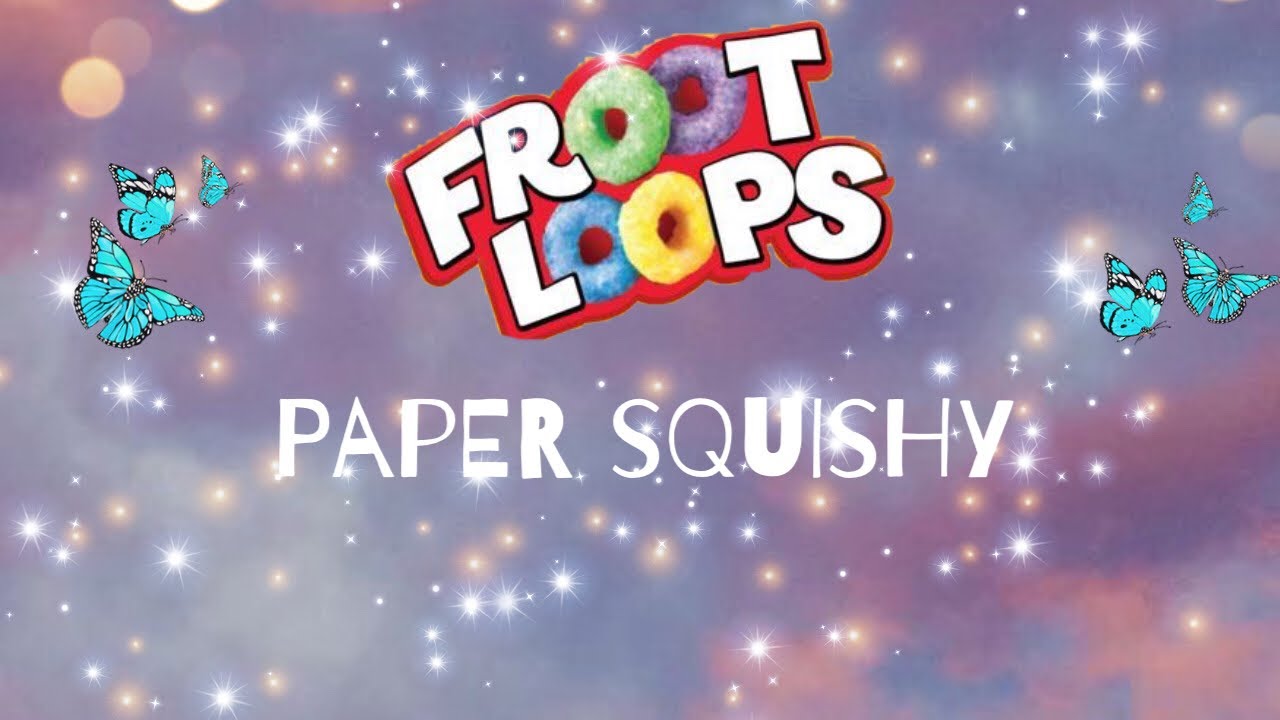 Froot Loops 3D paper squishy - YouTube