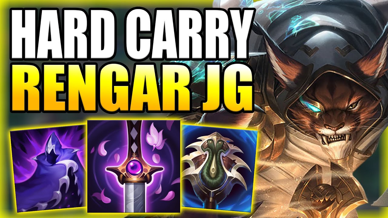 HOW TO PLAY RENGAR JUNGLE & HARD CARRY YOUR SOLO Q GAMES EASILY ...