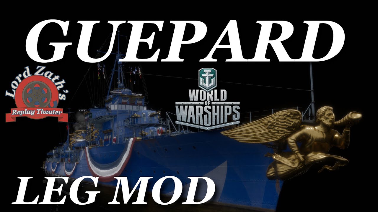 Leg Mod - Guepard Tier 6 French DD Ranked Battle Warrior's Path World ...