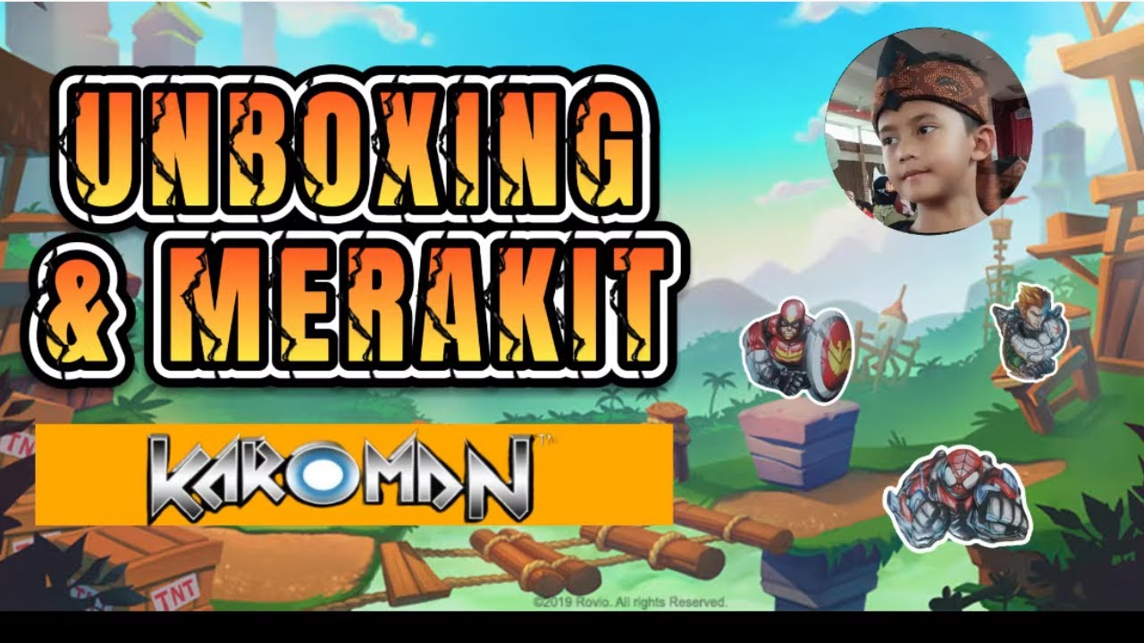 UNBOXING KAROMAN & MERAKITNYA #karoman - YouTube