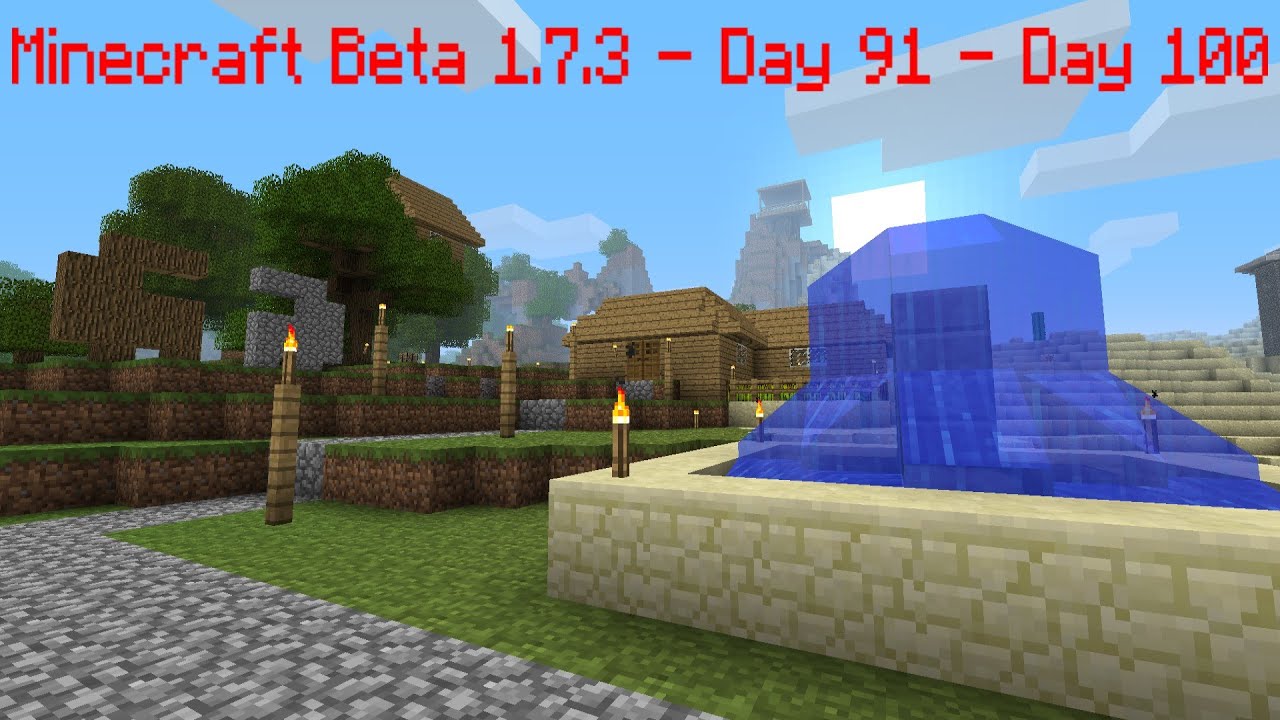 Minecraft Beta 1.7.3 - Day 91 - Day 100 - YouTube