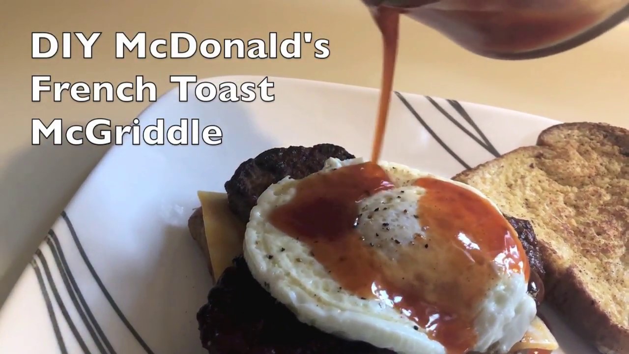 DIY McDonald's French Toast McGriddle Recipe - YouTube