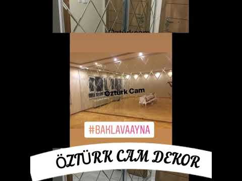 Baklava ayna #baklavaayna#ozturkcamdekor