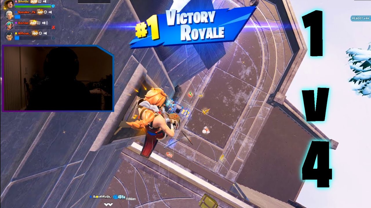 Fortnite 1v4 Clutch AGAIN - YouTube