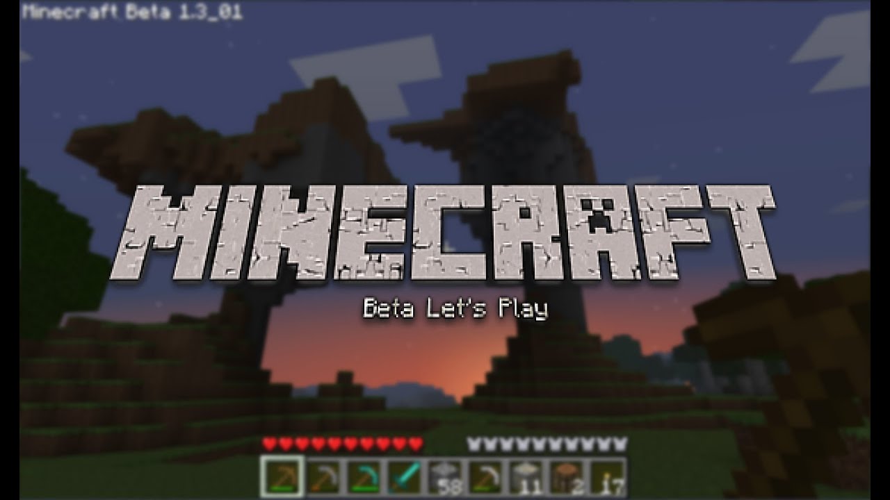 Minecraft: Beta Let's Play! Episode 1: Super Nostalgia (1.3_01) - YouTube