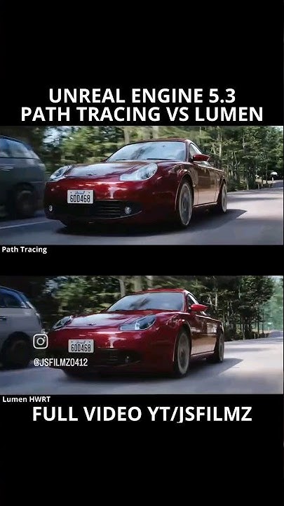 Unreal Engine 5.3 Path Tracing vs Lumen #shorts #unrealengine5 - YouTube