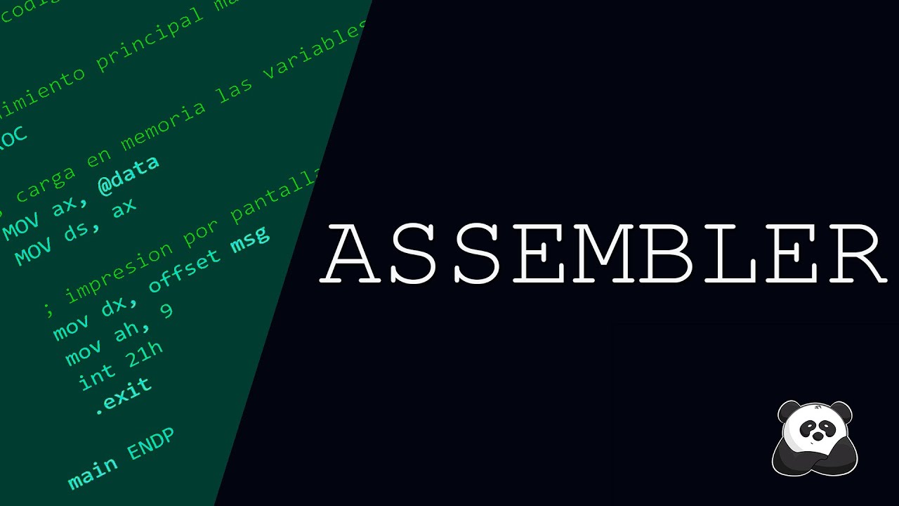 Que es el lenguaje Ensamblador ? 🤔 - YouTube