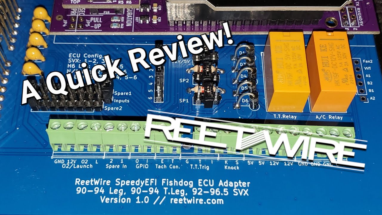 1st Gen Legacy and SVX Standalone ECU - YouTube