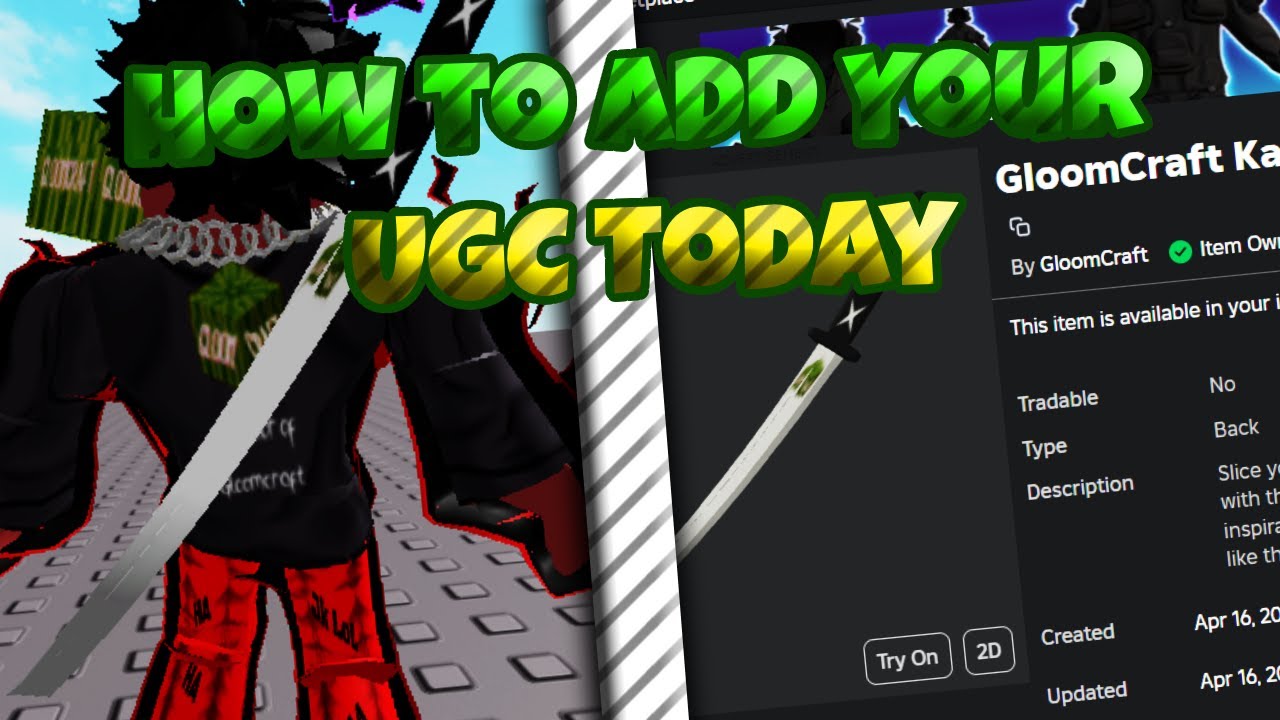 How to PUBLISH your UGC TODAY ON ROBLOX (2024) - YouTube