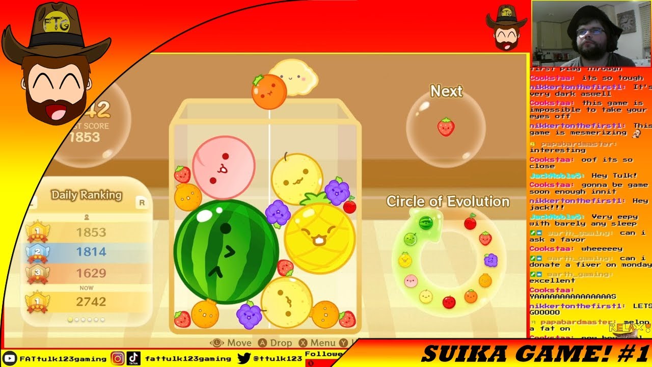 Suika Game! Part 1 - What a relaxing and yet enraging game. - YouTube
