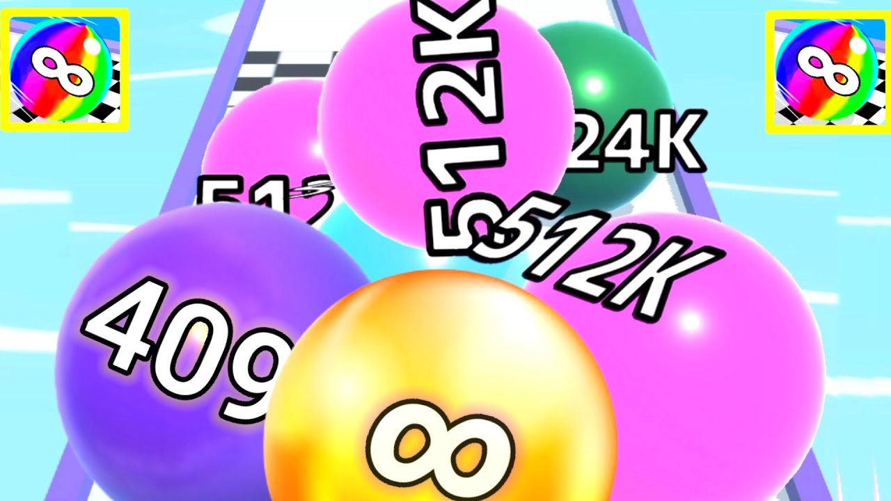 🎯 Ball Run infinity ♾️ 2048 slime run race Gameplay Part #8 - YouTube