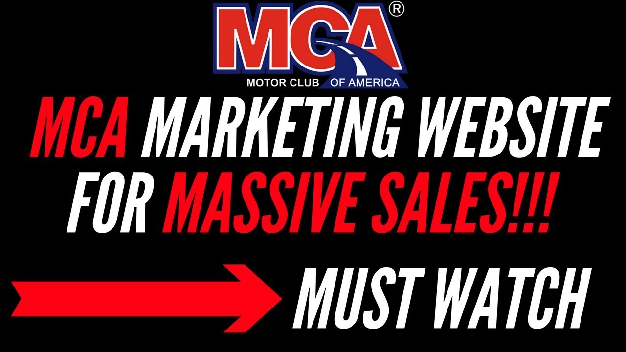 MCA Marketing Website For Massive Sales 2017 - YouTube