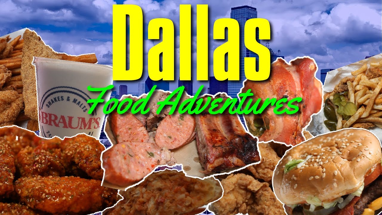Dallas Food Adventures! Eating Everything in Dallas | Dallas - YouTube