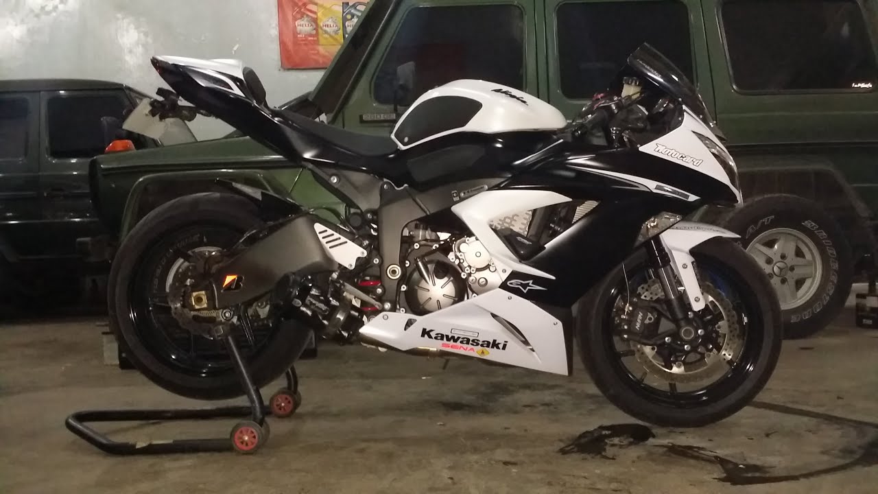 Knalpot TwoBrothers Full Kawasaki Ninja ZX636R - YouTube