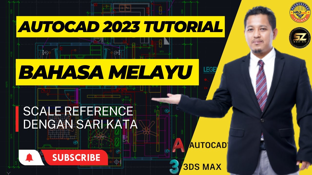 Cara Mudah Scale Reference Menggunakan AutoCAD 2023 Sari kata Bahasa ...