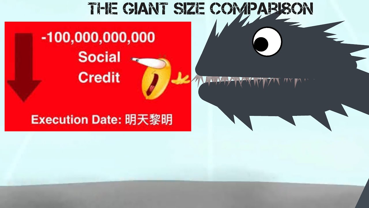 The giant size comparison - YouTube