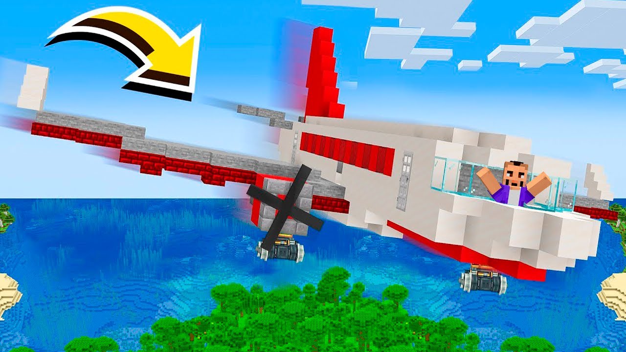 Cómo Construir una CASA AVIÓN Funcional en Minecraft! - YouTube