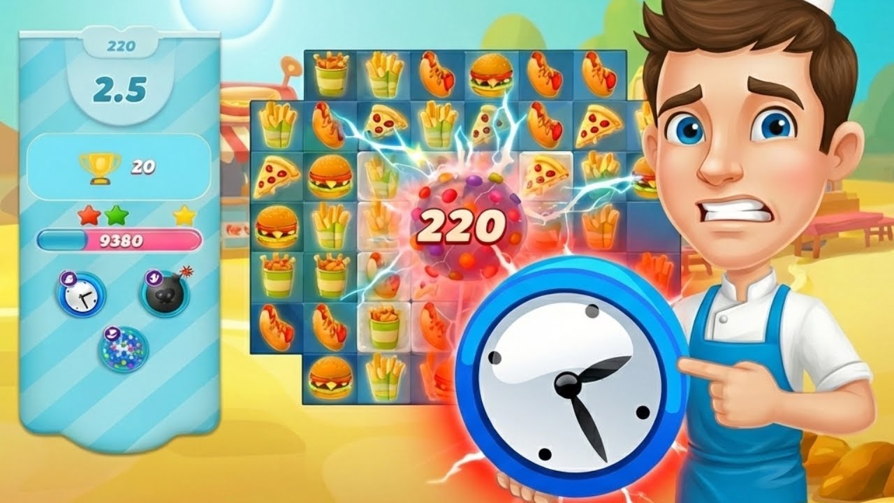 Street Food Match - Match 3 Game Android Gameplay - YouTube