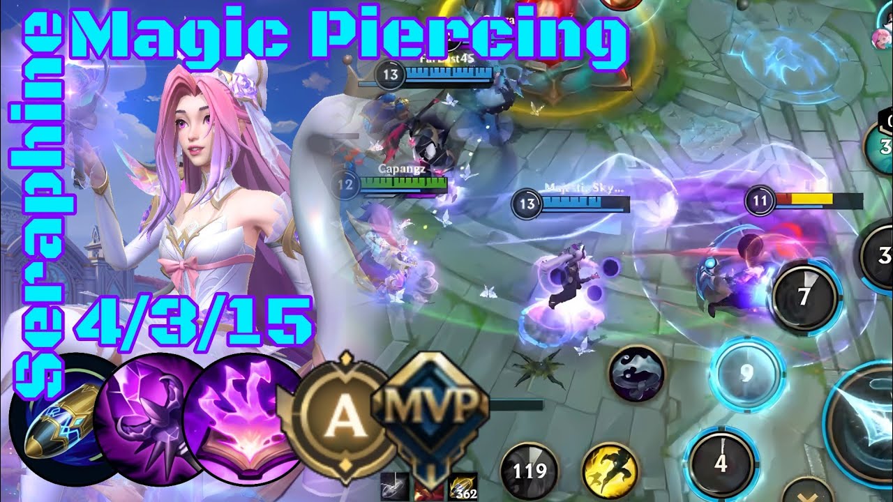 [ Seraphine ] Magic Piercing Support (uncut) | Patch 5.1 | [ Ranked ...